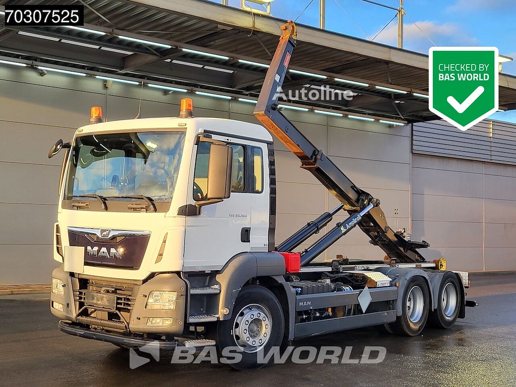 MAN TGX 28.460 6X2 20tons Marrel AL 20 S56 containersystem Automatic kamion rol kiper