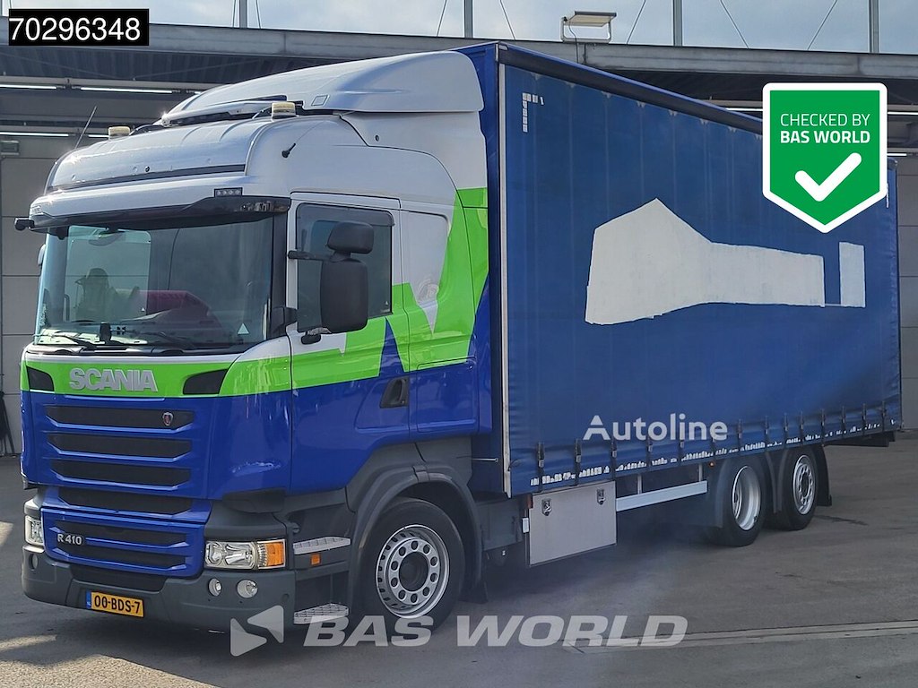Scania R410 R 6X2 NL-Truck APK Standairco Lift+Steering-Axle Automatic kamion sa klizna zavesa cerada
