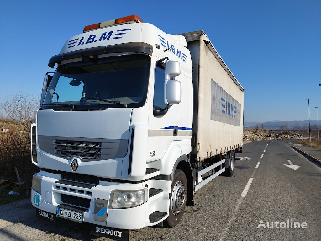 Renault Premium 430.18 ADR + Tail lift kamion sa klizna zavesa cerada