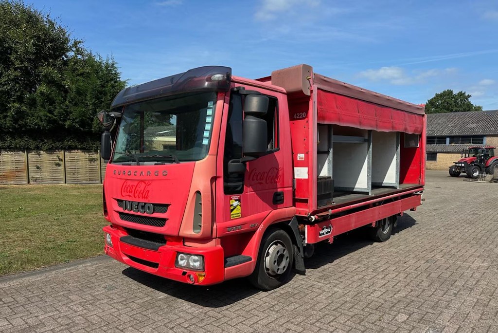 IVECO EuroCargo 90E18 / Drink delivery truck kamion sa klizna zavesa cerada