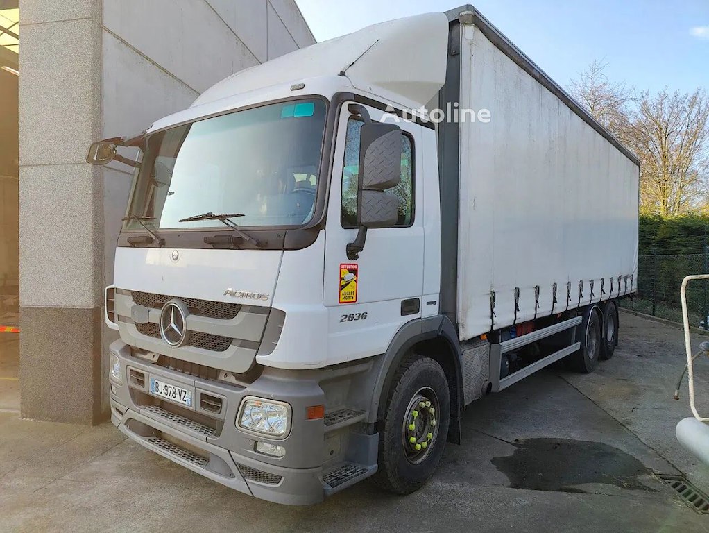 Mercedes-Benz Actros 2636 NL 6X4 TAUTLINER kamion sa klizna zavesa cerada