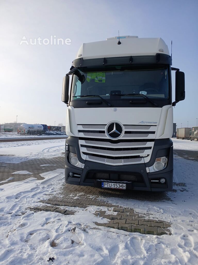Mercedes-Benz actros 1840 kamion sa klizna zavesa cerada + prikolica sa kliznom ceradom