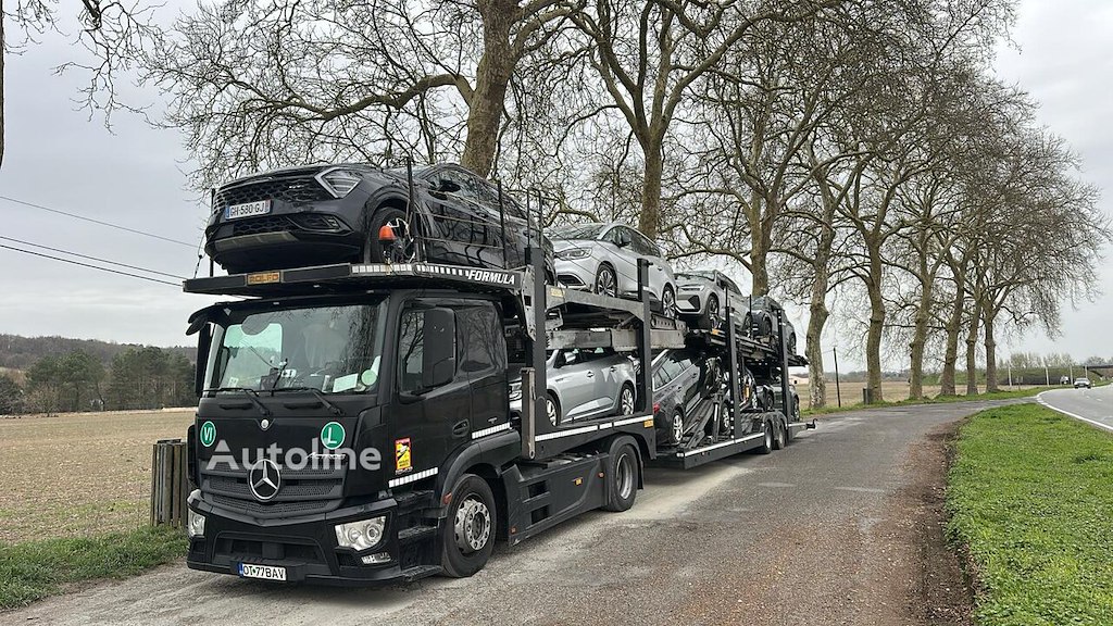 Mercedes-Benz Actros 1843 autotransporter + prikolica autotransportera