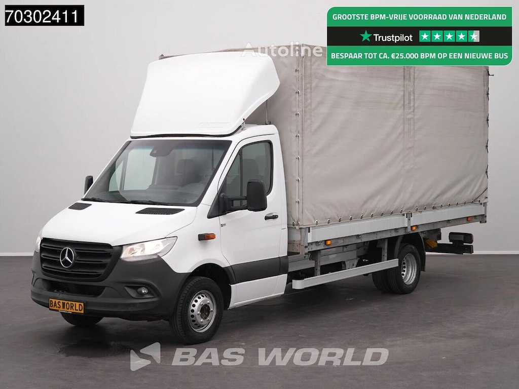 Mercedes-Benz Sprinter 519 CDI 3.0L V6 Automaat 484cm Dubbellucht Huif Bakwage kamion s ceradom