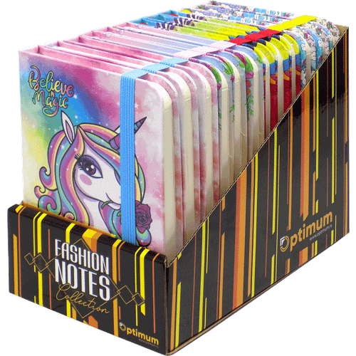 Notes Fashion Unicorn A6 Tp Linije Display 1/12 Op