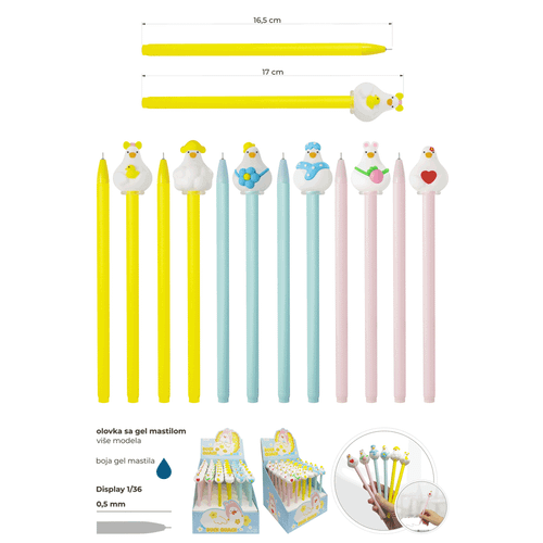 Olovka Hemijska Zf3575 Duck Quack 1/36 Wy *Fp