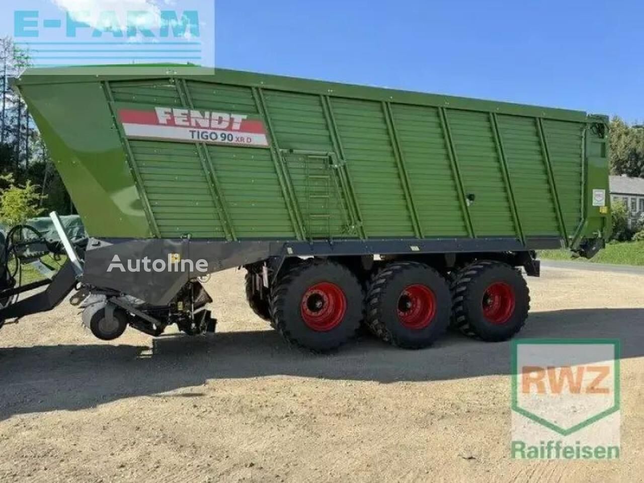 Fendt tigo 90 xr-d prikolica platforma