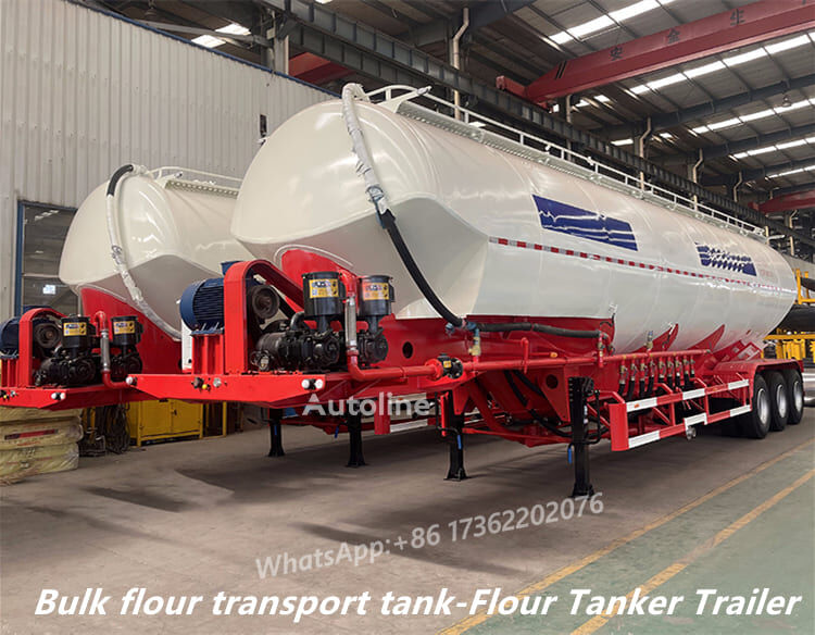 Novo Titan Flour Tanker Trailer-Bulk flour tank for Sale in Uruguay vozilo za prevoz brašna
