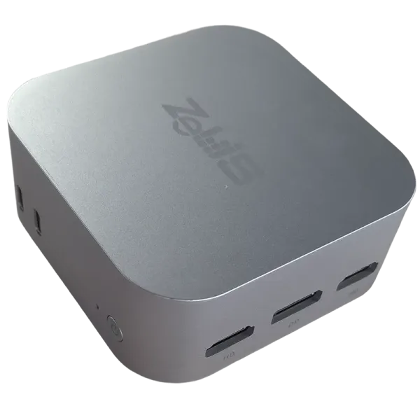 Mini PC Zeus N5 Celeron QC N150 3.40 GHz/DDR5 12GB/m.2 256GB/LAN/Dual WiFi/BT/2xHDMI/DP/Win 11