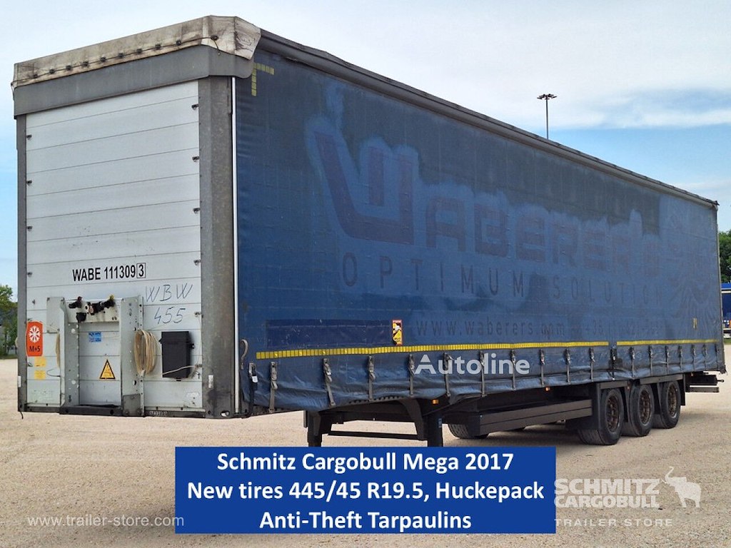 Schmitz Cargobull Curtainsider Mega poluprikolica sa kliznom ceradom