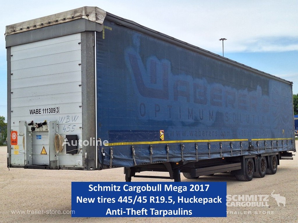 Schmitz Cargobull Curtainsider Mega poluprikolica sa kliznom ceradom