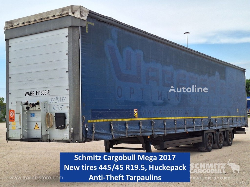 Schmitz Cargobull Curtainsider Mega poluprikolica sa kliznom ceradom