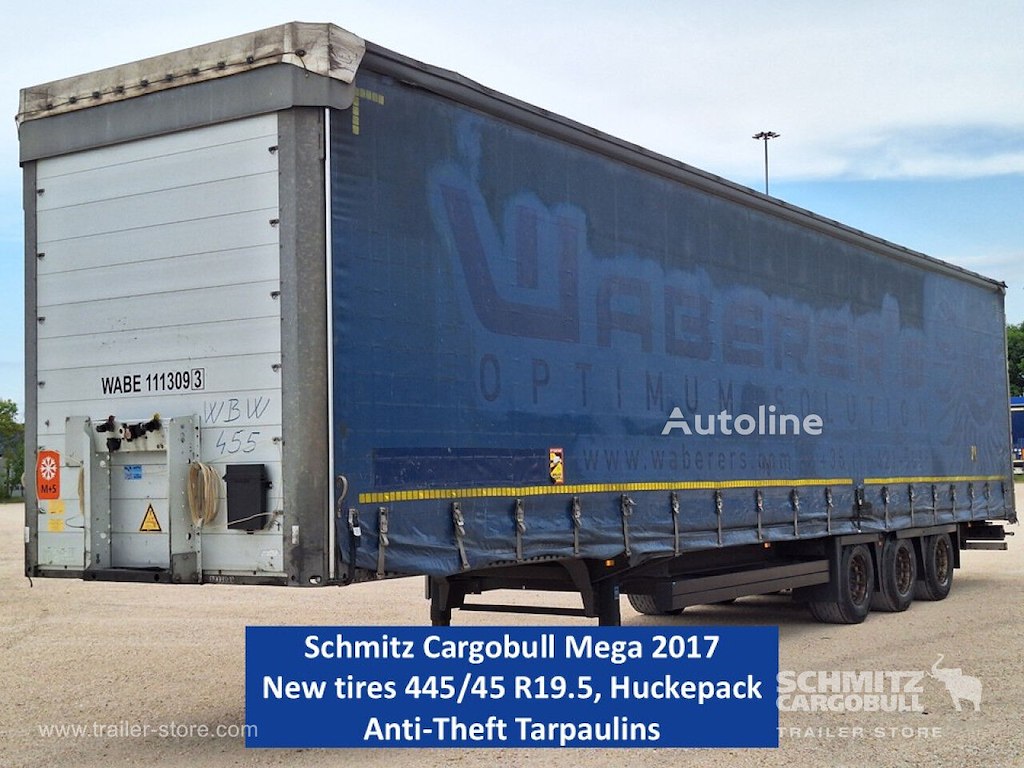 Schmitz Cargobull Curtainsider Mega poluprikolica sa kliznom ceradom