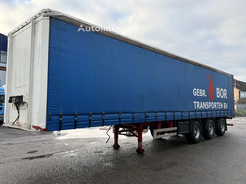 Pacton TDB 346 - 3 AXLE - SAF poluprikolica sa kliznom ceradom