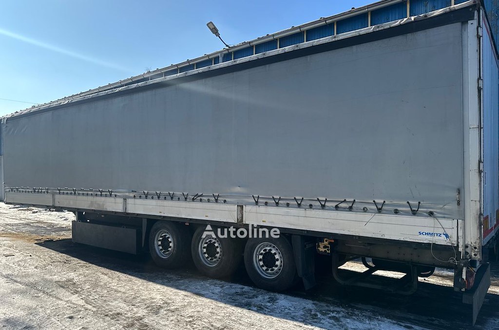 Schmitz Cargobull BURTOFIRANKA EDSCHA SAF OŚ PODNOSZONA KOSZ PALETOWY BURTY ALUMIN poluprikolica sa kliznom ceradom