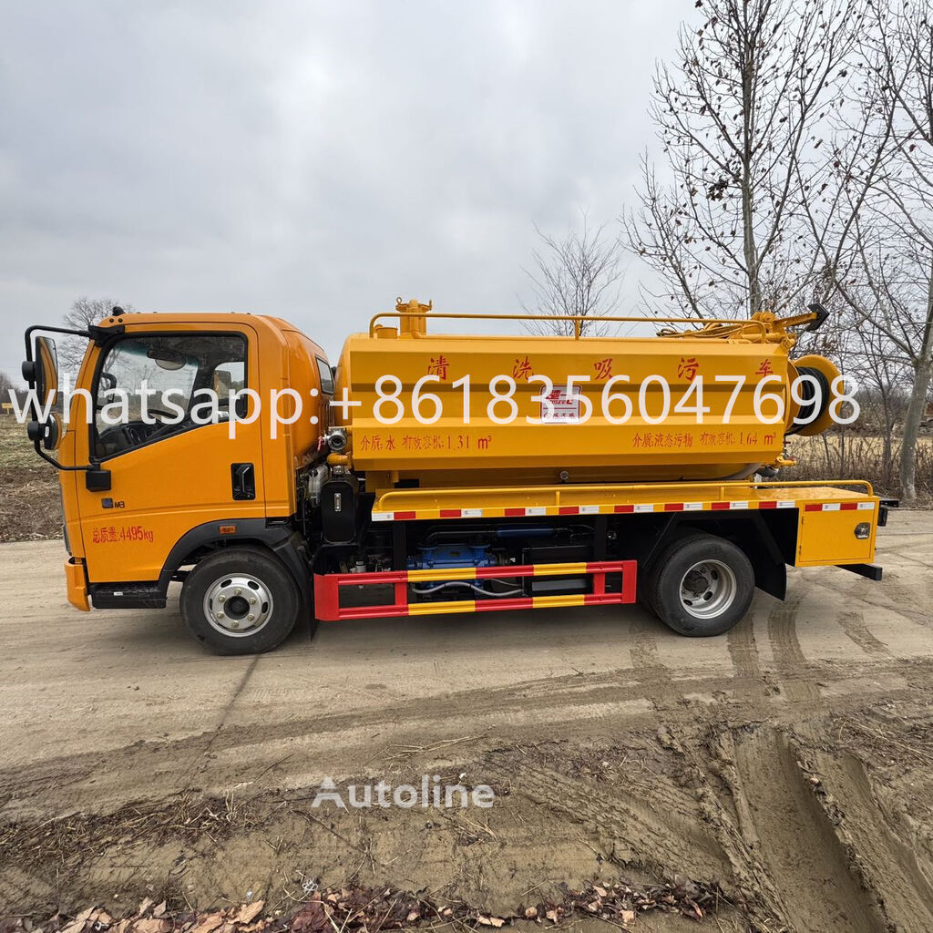 Novi Sinotruk Howo Sewage Vacuum Tank Truck autofekalac