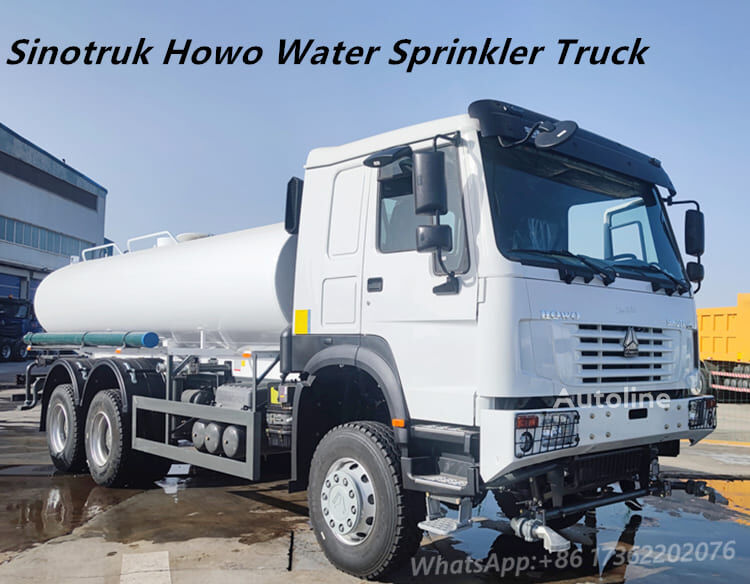 Sinotruk Howo Water Sprinkler Truck for Sale in Angola cisterna za pranje ulica