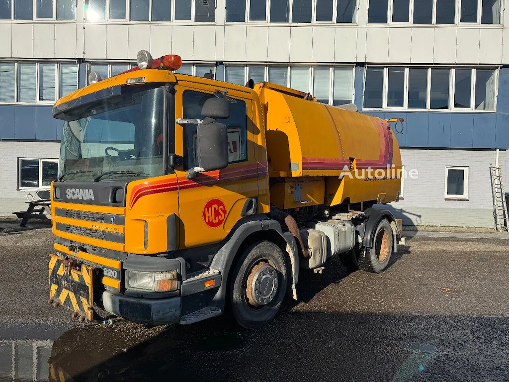 Scania P94-220 4X2 FULL STEEL VEEGMACHINE SWEEPER vozilo za čišćenje ulica