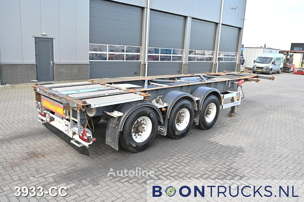 Van Hool 3B0071 TANK CHASSIS | 20-30ft * ADR: FL, AT, OX * 3840 KG * LIFT poluprikolica za prevoz kontejnera
