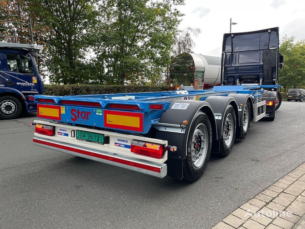 Nova Star Yagcilar Extendable Container Carrier Semi Trailer poluprikolica za prevoz kontejnera