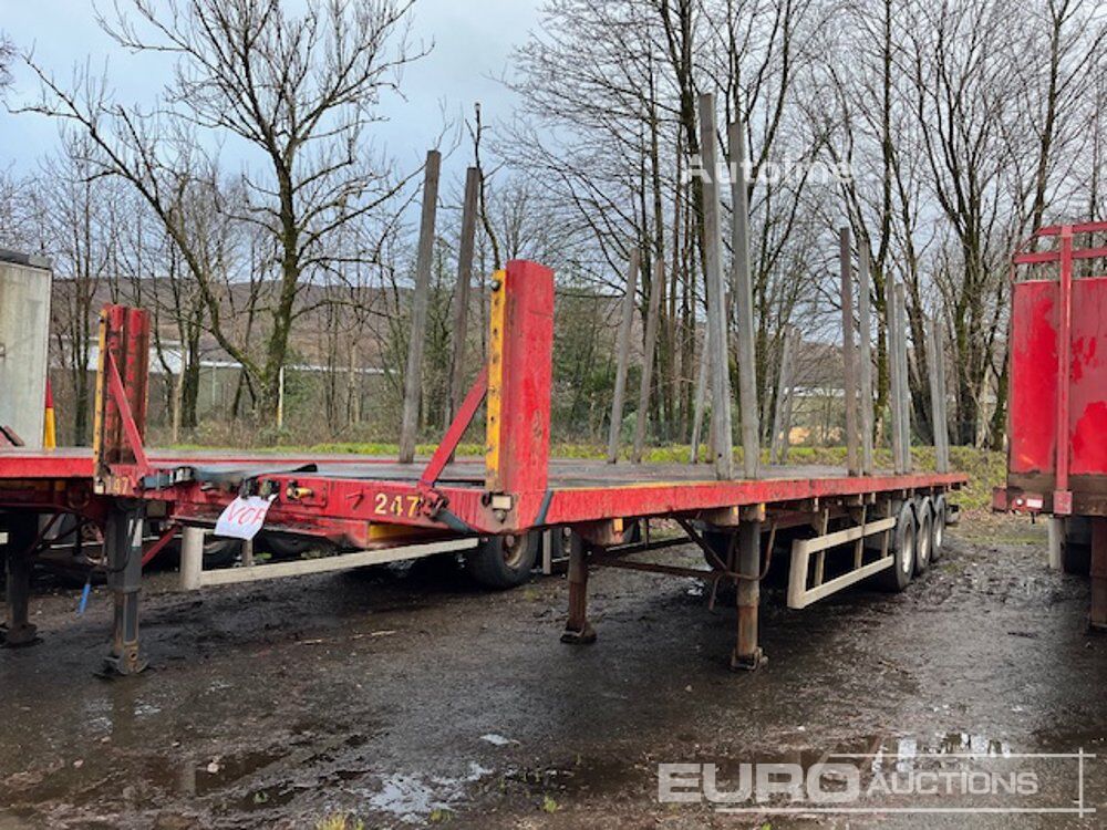 Prodaje se SDC 2015 SDC Trailers Tri Axle Flatbed Trailer, Timber Spec, Heavy D poluprikolicu platformu na aukciji