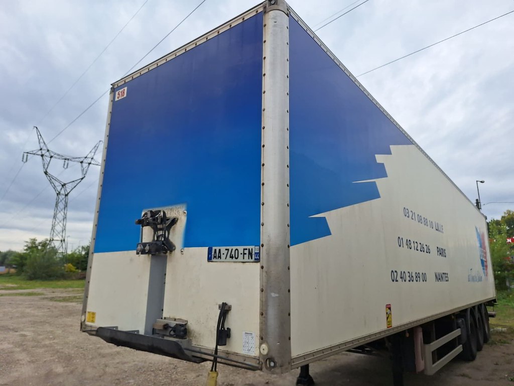 Fruehauf TX34 - Koffer semi-trailer + DHollandia LBW 1500 kg furgon poluprikolica
