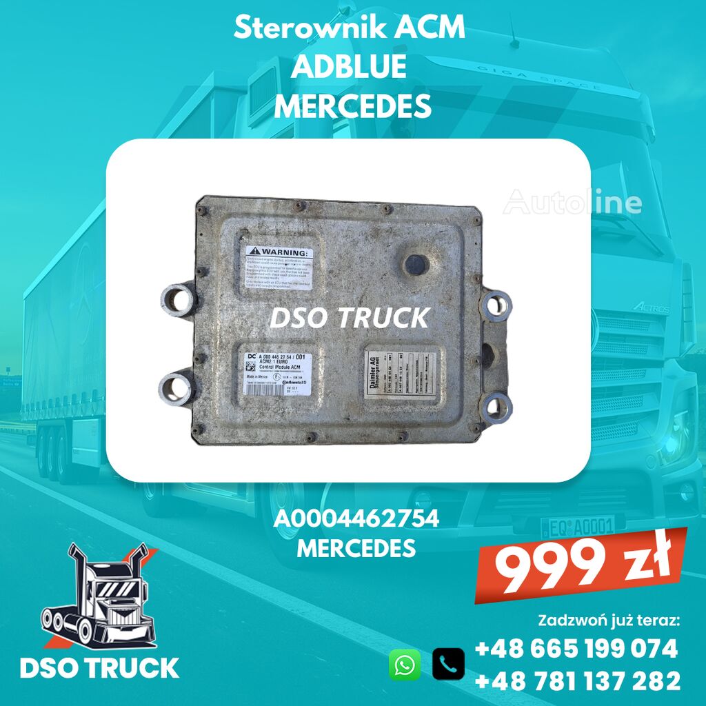 Daimler ACM adblue A0004462754 upravljačka jedinica za Mercedes-Benz ACTROS MP kamiona