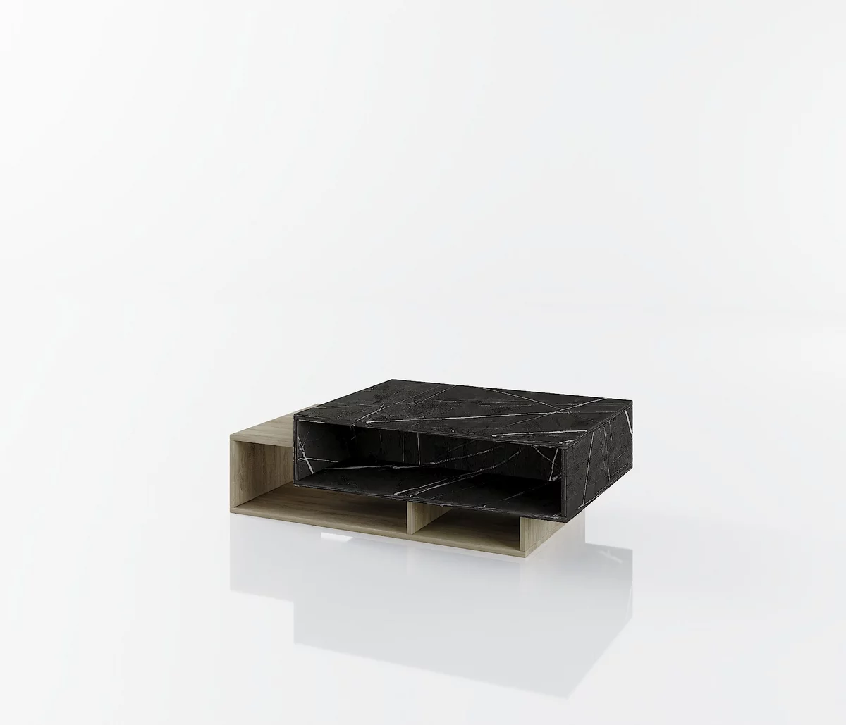 KLUB STOČIĆ 105/32/60 cm antracit, sonoma hrast