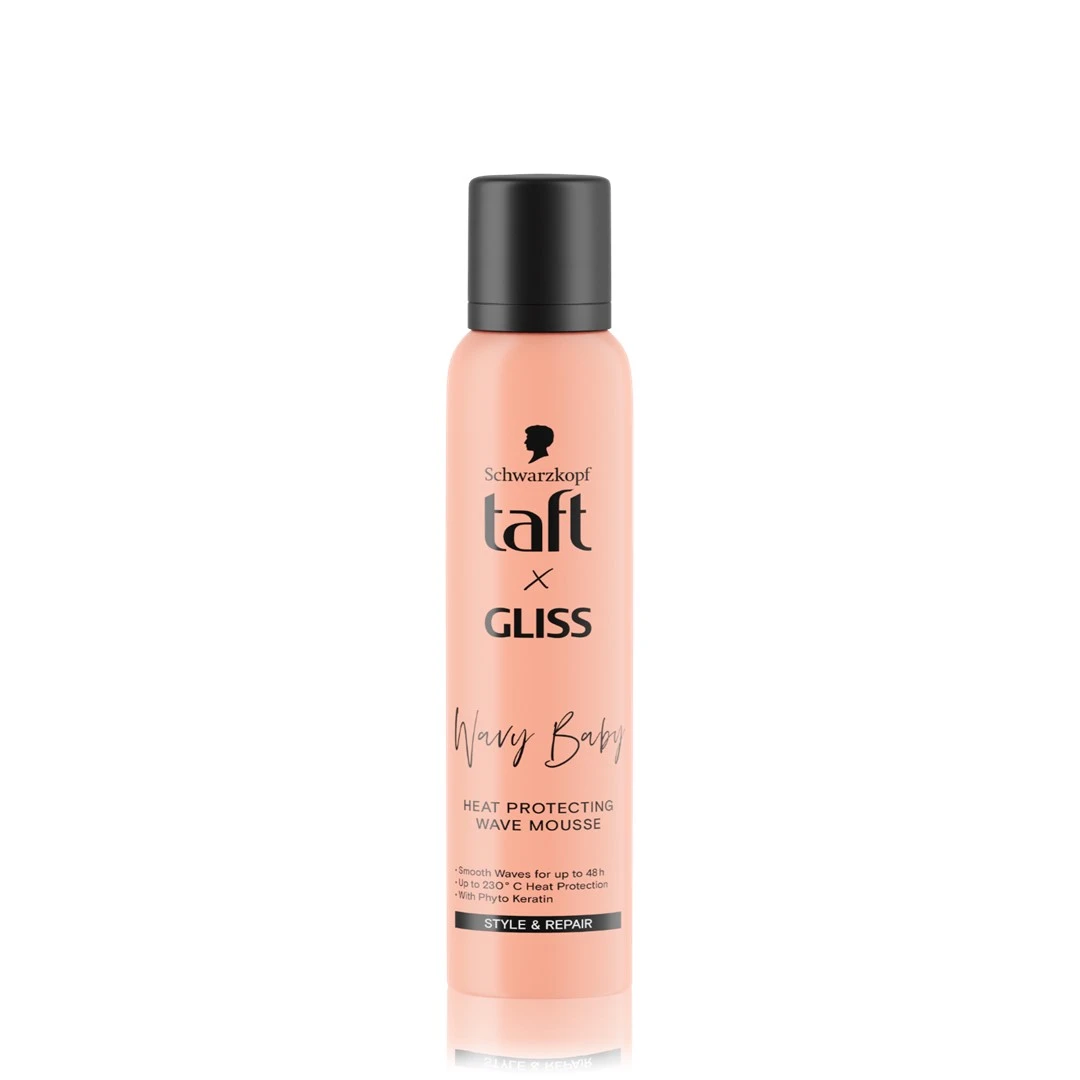TAFT GLISS PENA ZA KOSU 200ML WAVY BABY