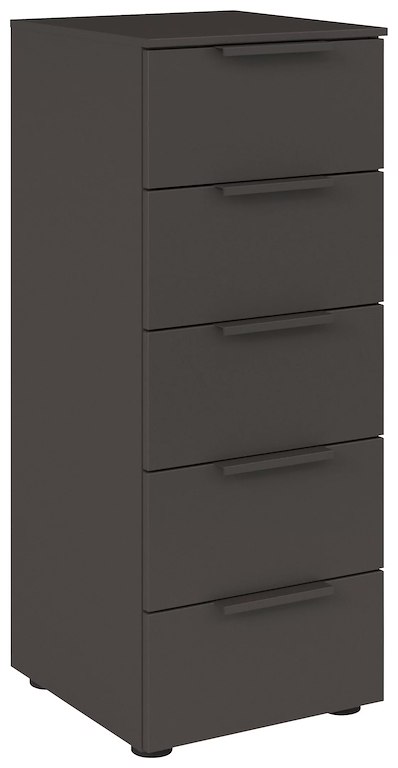 KOMODA 40/100/42 cm grafitno siva