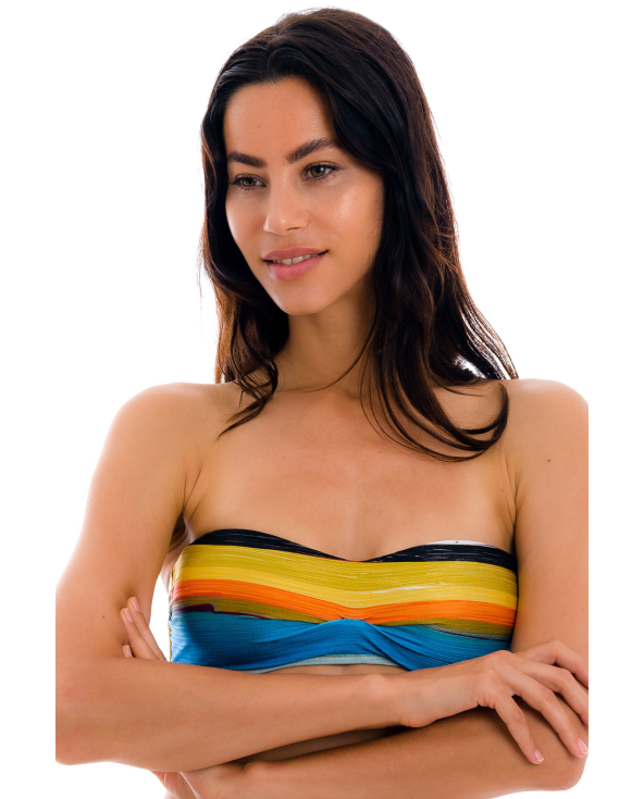 Top Artsy Bandeau-Pli