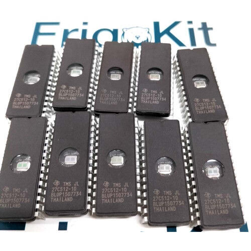 27C512 EPROM IC DIP – 27C512-10 Pack of 10 (TMS JL BLUP1507734 M27C512) Thermo King 27C512 za rashladne jedinice
