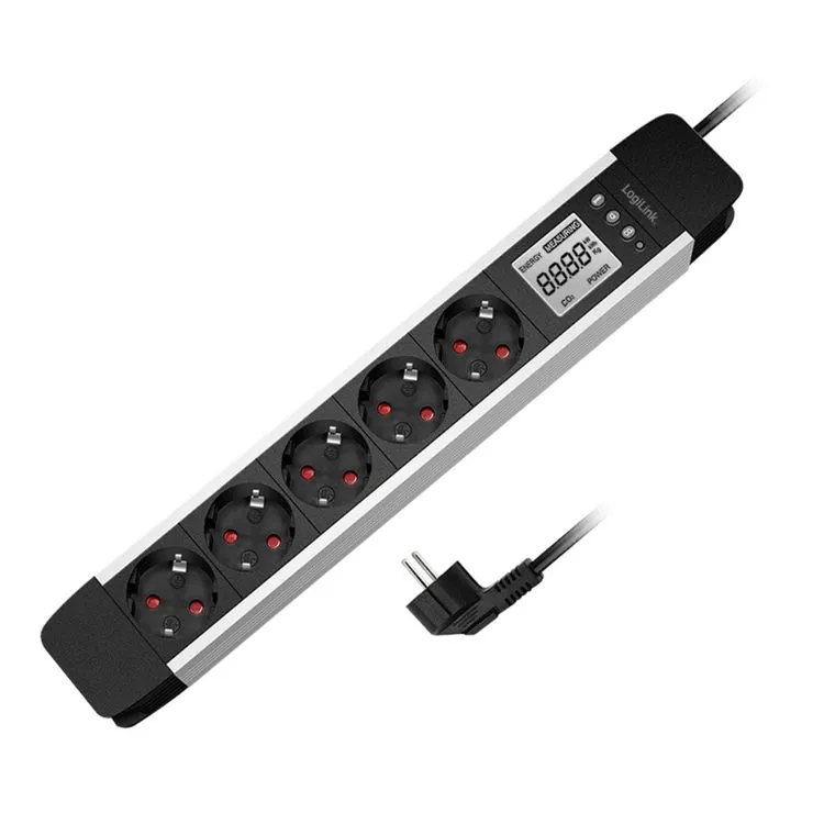 LOGILINK Produžni kabl sa LCD ekranom 1.4m
