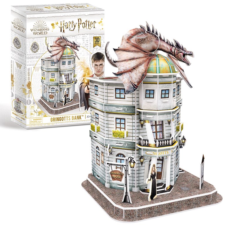 CubicFun 3D Puzzle Harry Potter Gringotts Bank 74pcs CBF210052