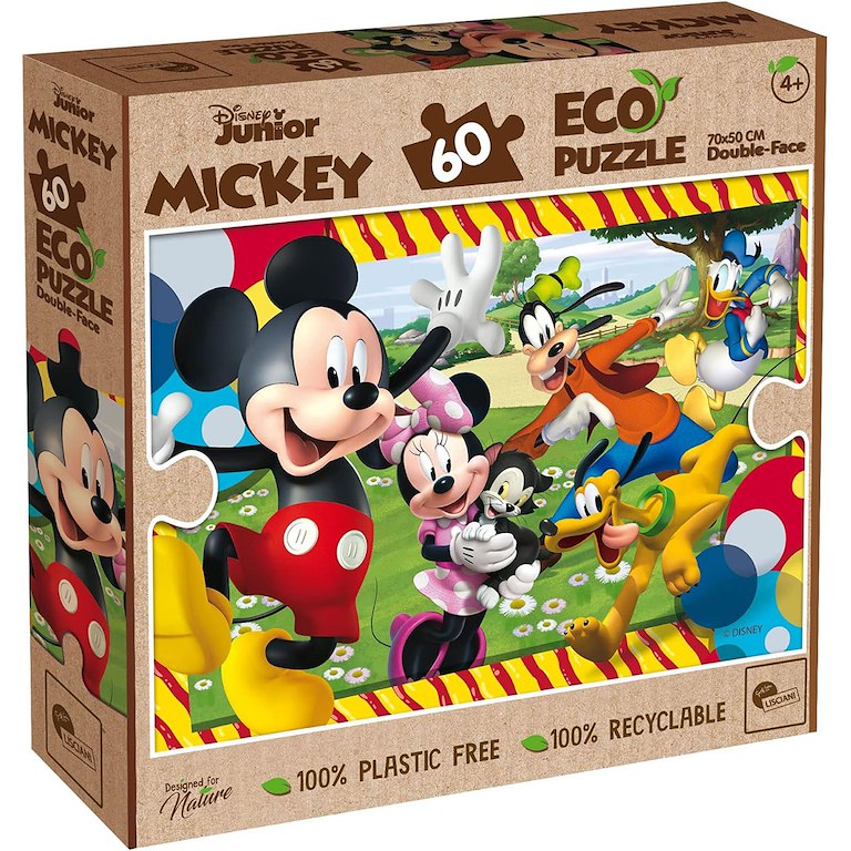 Slagalica ECO Lisciani 60pcs Mickey Mouse 91850