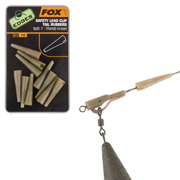 FOX EDGES LEAD CLIP TAIL RUBBERS
