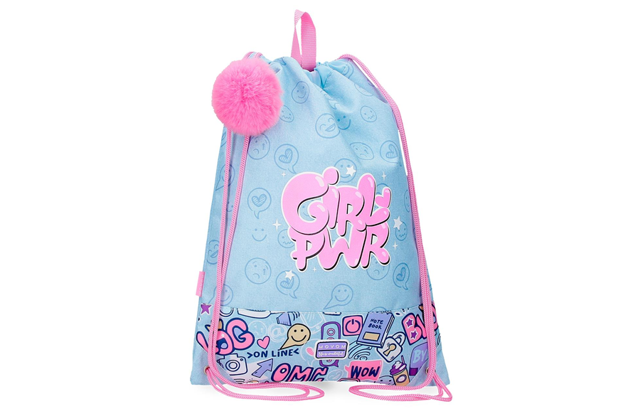 Girl power torba za sport Movom | 32x42x0,5cm | plava