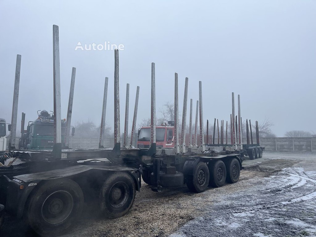 Umikov TOM náves poluprikolica za prevoz drva