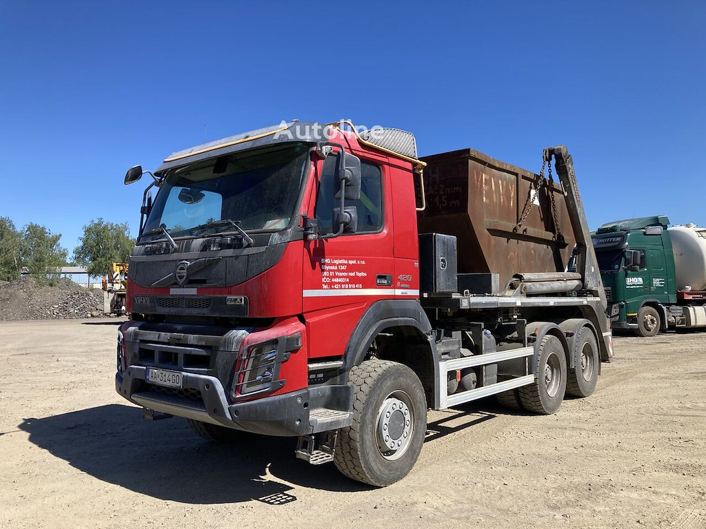 Volvo FMX 420 6x6 Absetzkipper kamion autopodizač kontejnera