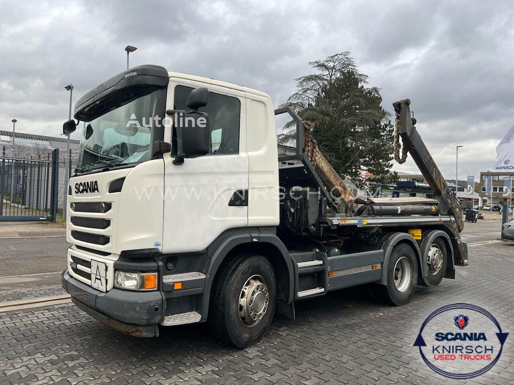 Scania G 410 LB kamion autopodizač kontejnera
