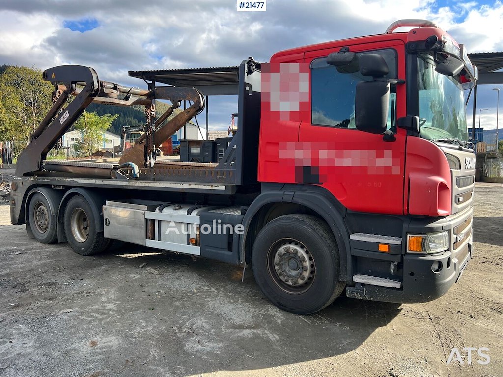Scania P360 Liftdumper m/ rotator kamion autopodizač kontejnera