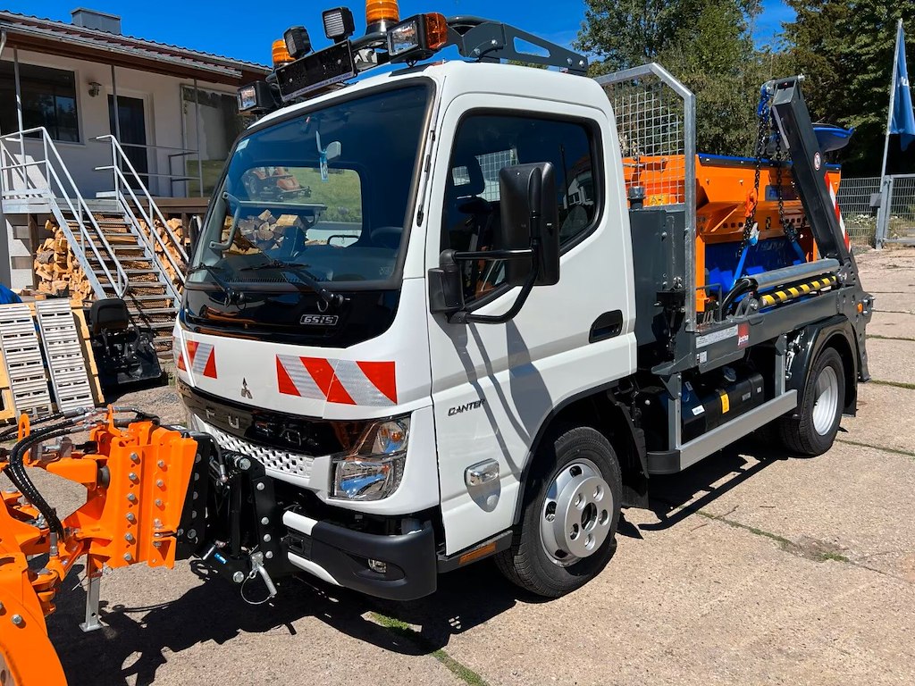 Novi Mitsubishi Fuso Canter 6S15 - Skip loader truck kamion autopodizač kontejnera