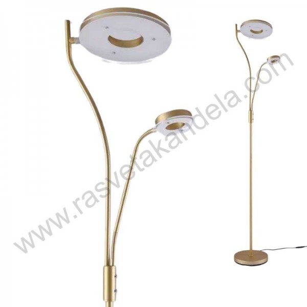LED podna lampa 28+7W 3000/4000/6500K VISION zlatna