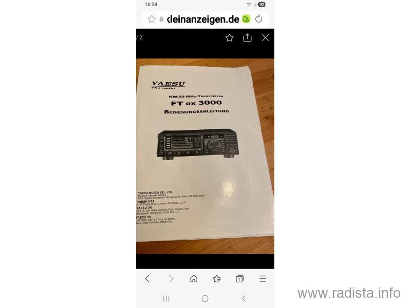 yaesu fdx 3000