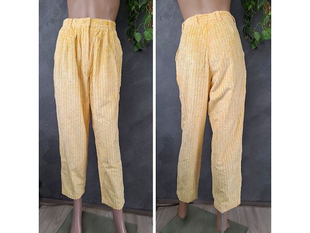 Vintage plisane pantalone struk 31 cm