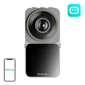 BOTSLAB V9H 4K DASH & ACTION CAMERA WITH DUAL SCREEN & VOICE CONTROL