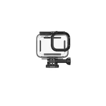 ORIGINAL GOPRO HERO13/12/11/10/9 BLACK PROTECTIVE HOUSING – WATERPROOF DIVE CASE WITH FLAT GLASS LENS & SKELETON BACKDOOR