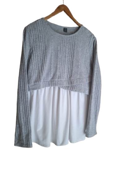 SHEIN,2u1,bluza sa dodatkom XL