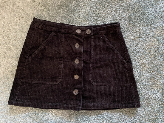 Bershka somot suknja