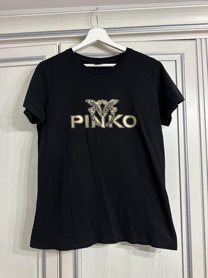 Pinko majica sa zlatnom aplikacijom